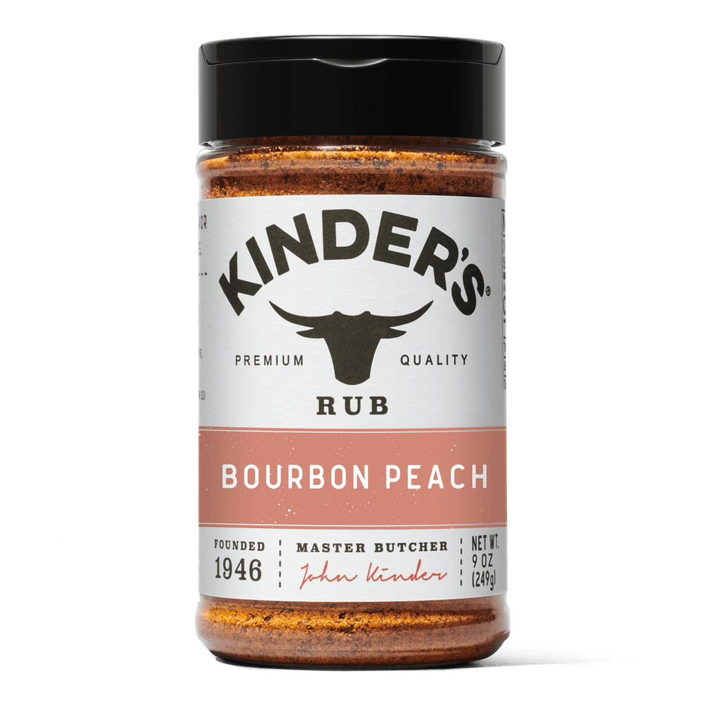 Kinders – Bourbon Peach Rub | The Pellet Guy